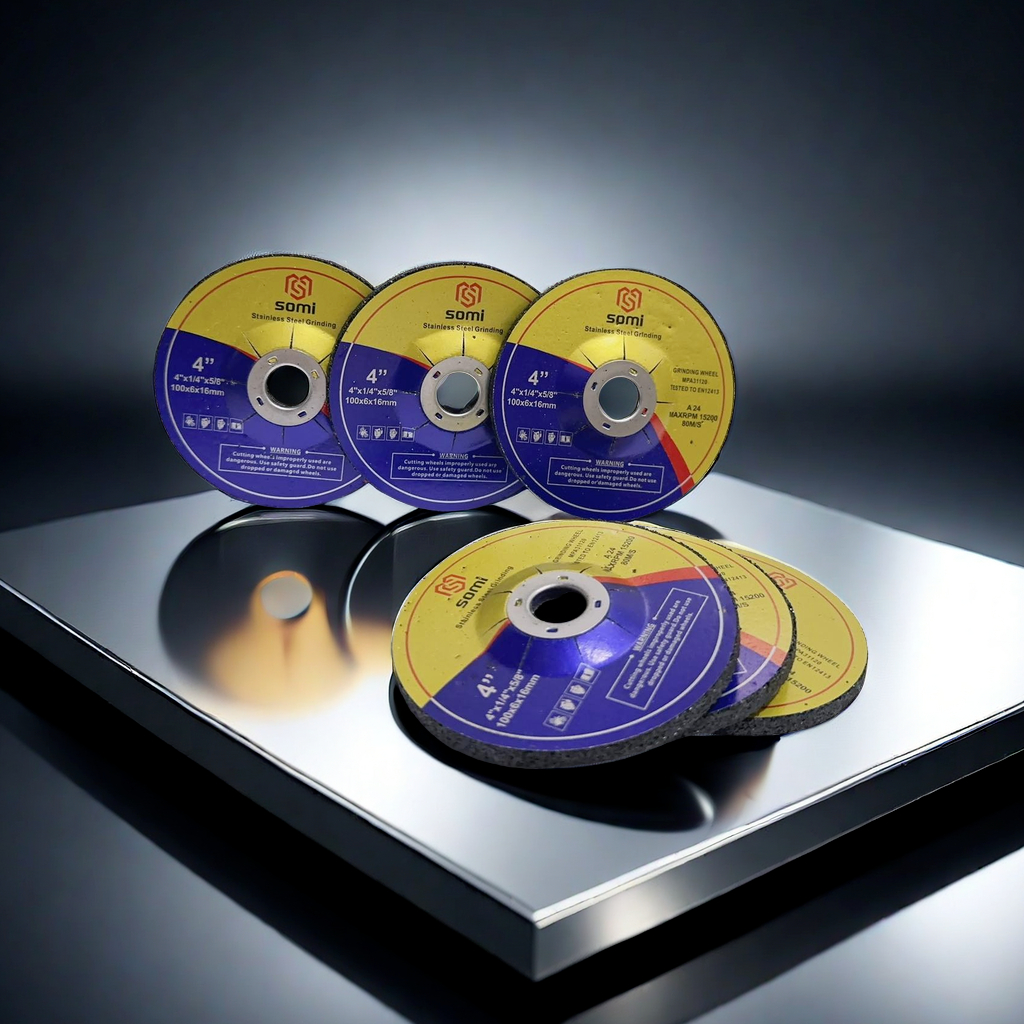 Somi Griding Wheel 4'' Metal Inox Stainless Steel Grinding | Shopee ...