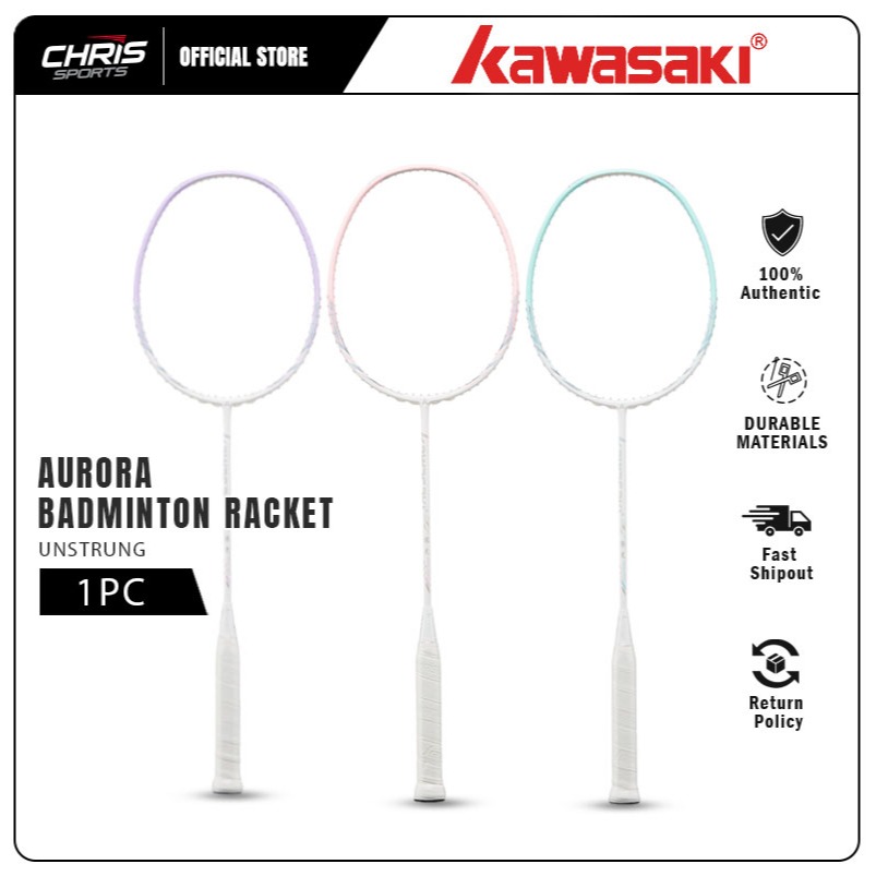 Kawasaki Badminton Racket - Aurora - (Unstrung) | Shopee Philippines