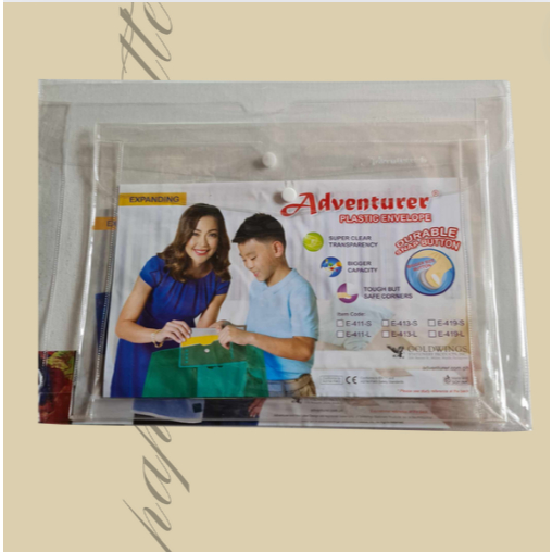 ADVENTURER EXPANDING PLASTIC ENVELOPE E-411 | Shopee Philippines