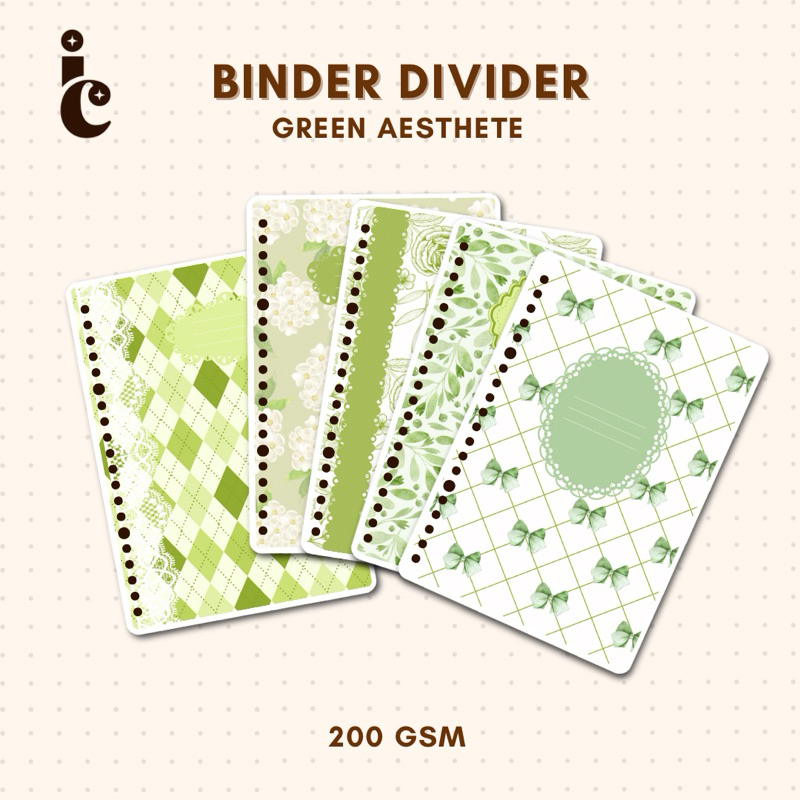 Green Binder Divider | Student Binder | Shopee Philippines