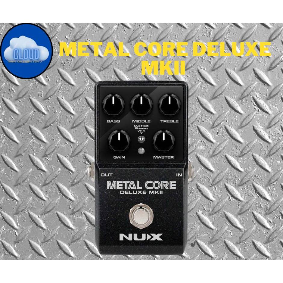 NUX Metal Core Distortion Effect Pedal True Bypass Guitar Effects Pedal ...