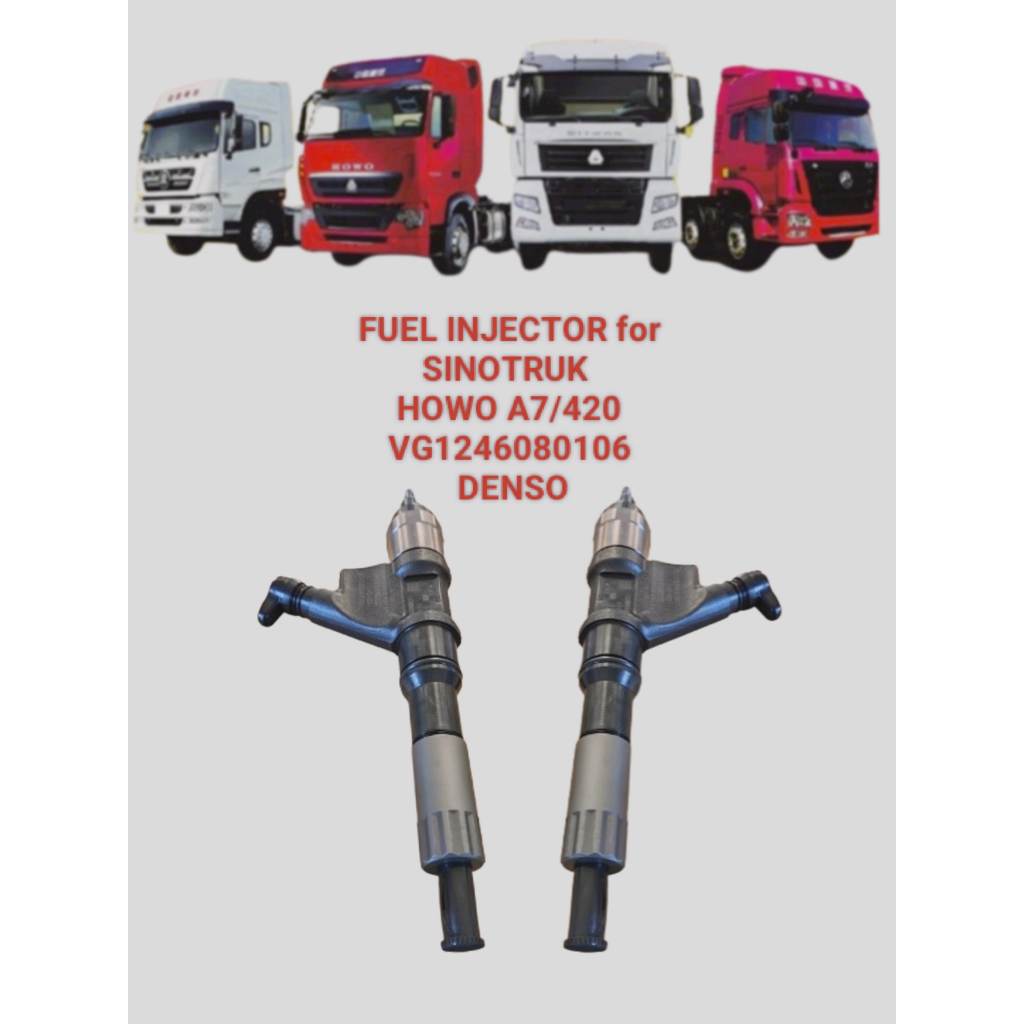 FUEL INJECTOR FOR SINOTRUK HOWO A7/420 VG1246080106 DENSO | Shopee ...