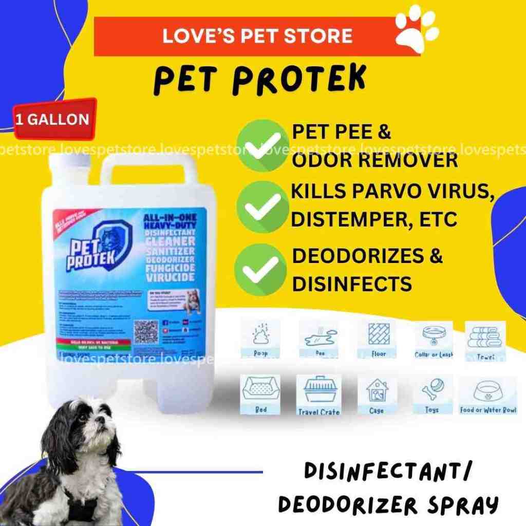 Pet Protek All-in-one Heavy Duty Pet Disinfectant Spray Kills Parvo ...