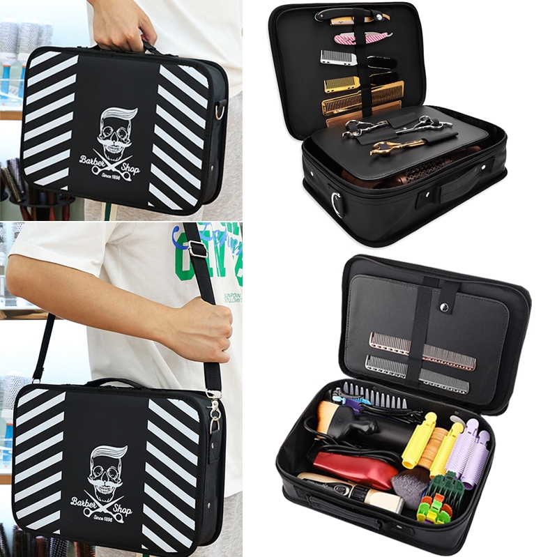 Salon Haridressing Bag Barber Haircut Scissor Bag Multi-Function ...