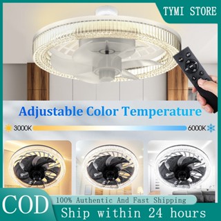 Ceiling Fan with 3 Colors Light 7 Blades Ceiling Fan Ceiling Light ...