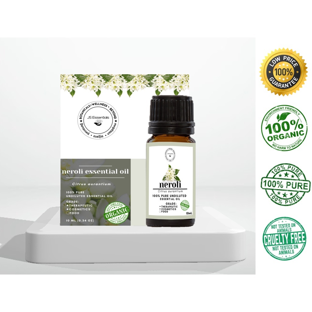 Neroli Essential Oil (100% Pure - Undiluted - Organic - Cosmetics ...