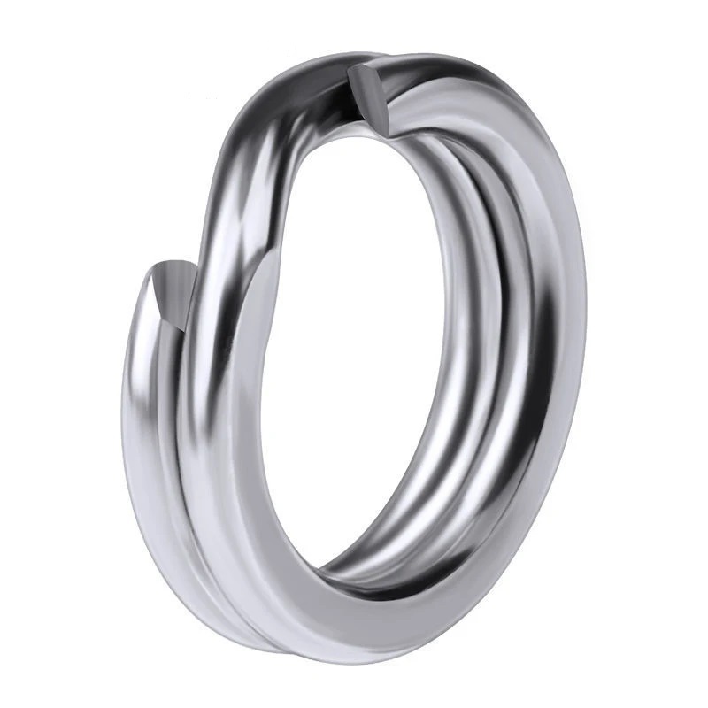 50pcs/lot Stainless Double Loop Fishing Split Ring (Size 8.3mm~11.2mm ...