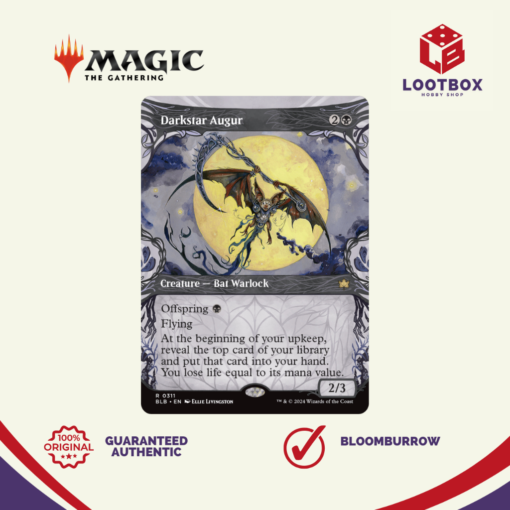 Magic the Gathering: Darkstar Augur (Rare) - Bloomburrow | Shopee ...