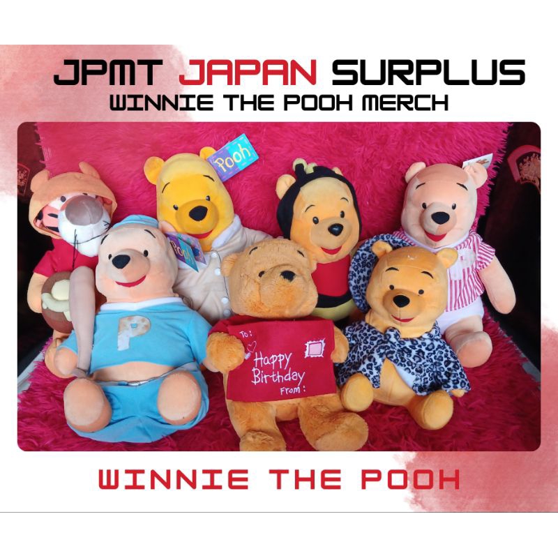WINNIE THE POOH MERCH JAPAN SURPLUS | Shopee Philippines
