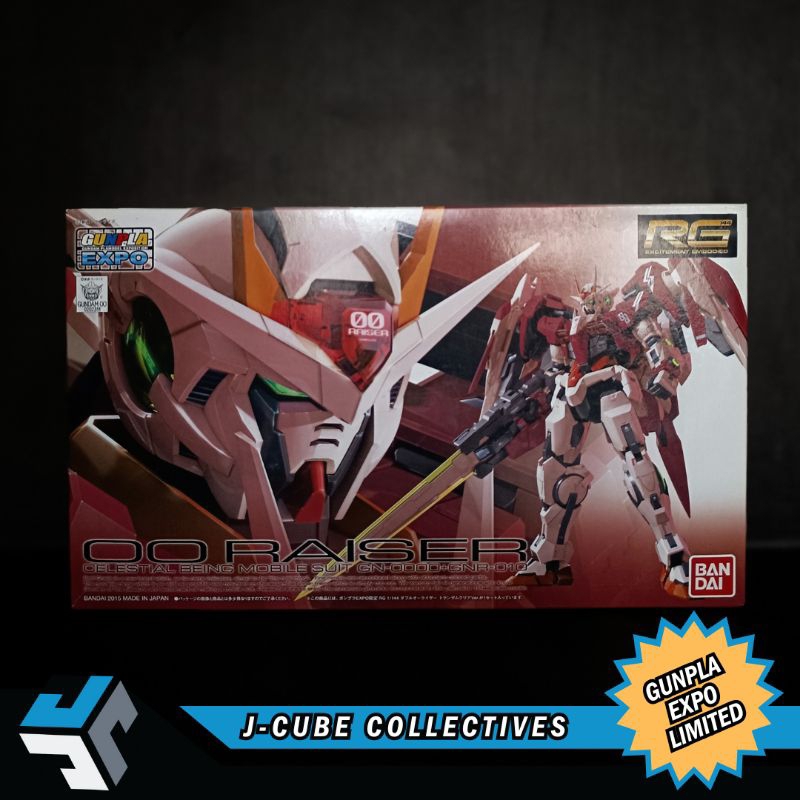 Bandai 00 Raiser Trans-Am Clear Color Ver. [Gunpla Expo Limited] RG 1/ ...