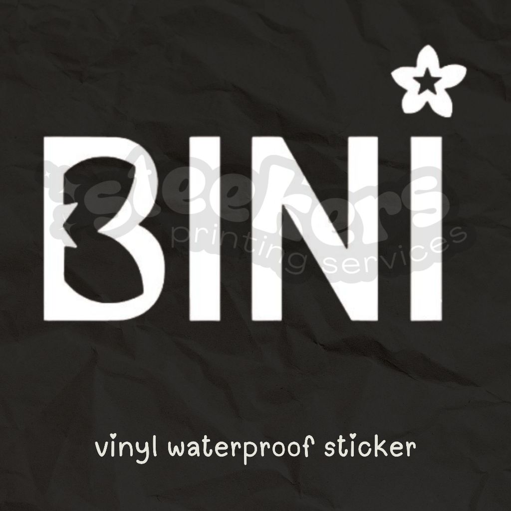 BINI WATERPROOF STICKER DECAL | Shopee Philippines