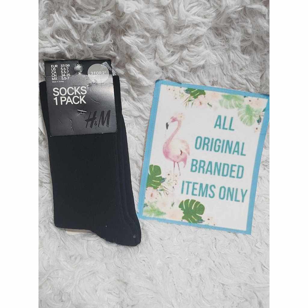 2025_love11shop2020 H&M Socks for MEN - Black | Shopee Philippines