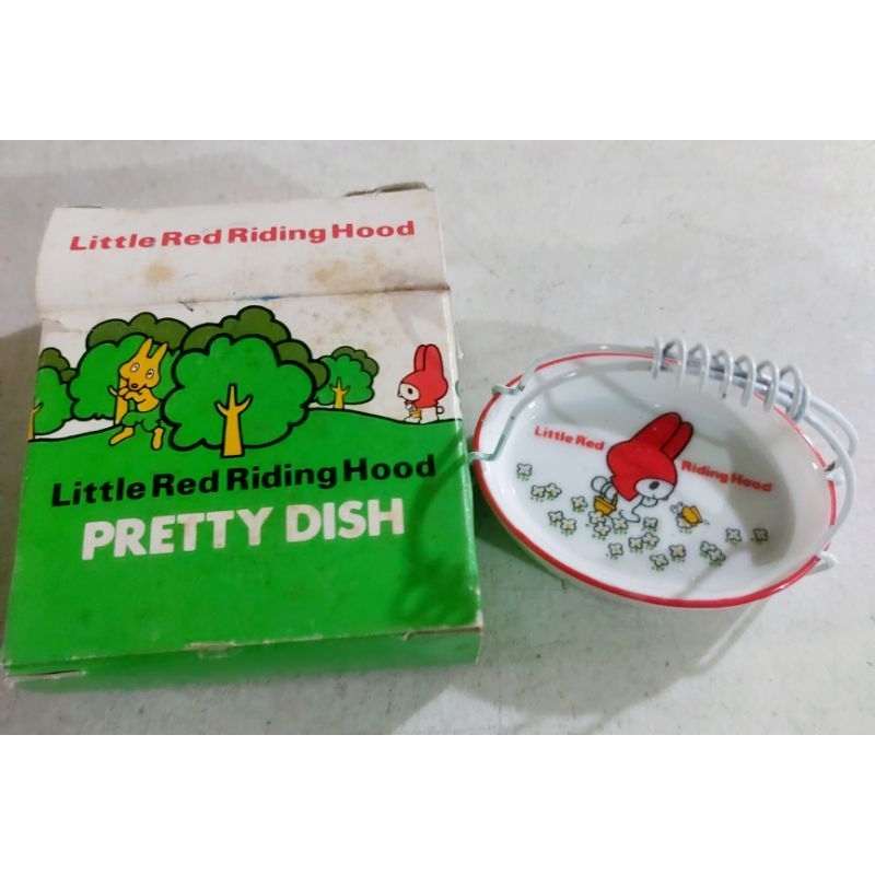 Little Red Riding Hood Pretty Dish 1975 My Melody Miniature Dish ...