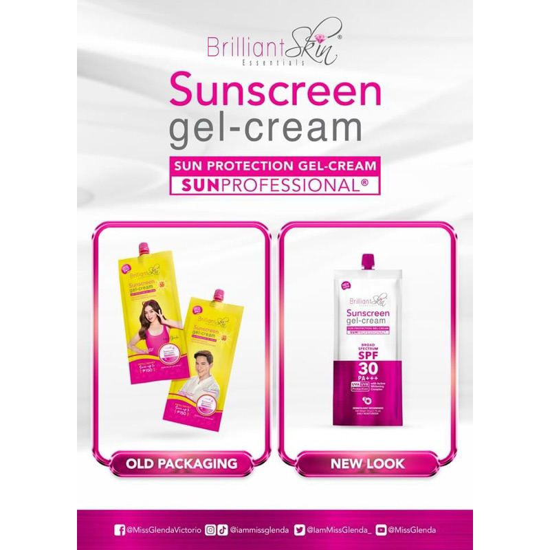 Brilliant Sunscreen Gel-Cream SPF 30 50g | Shopee Philippines