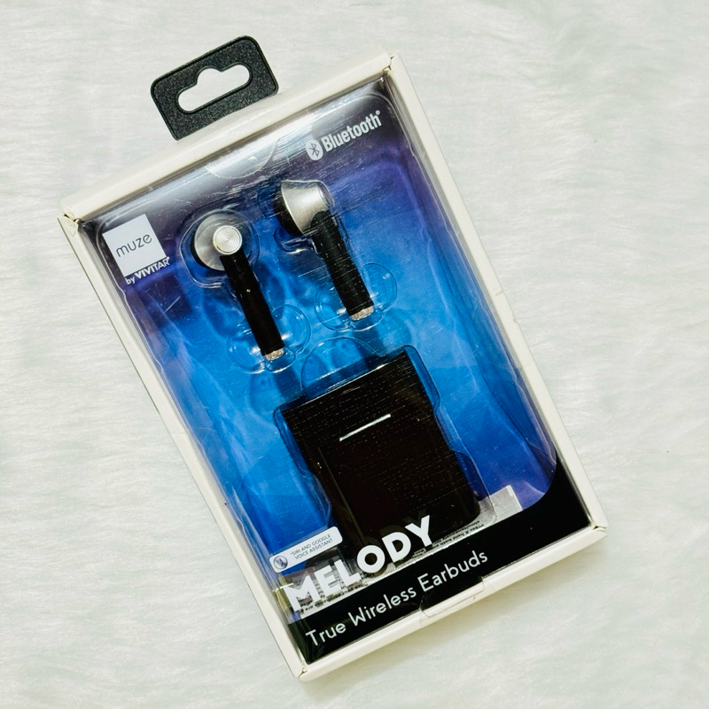 Muze by Vivitar Melody True Wireless Bluetooth Earbuds - Black(Sealed ...