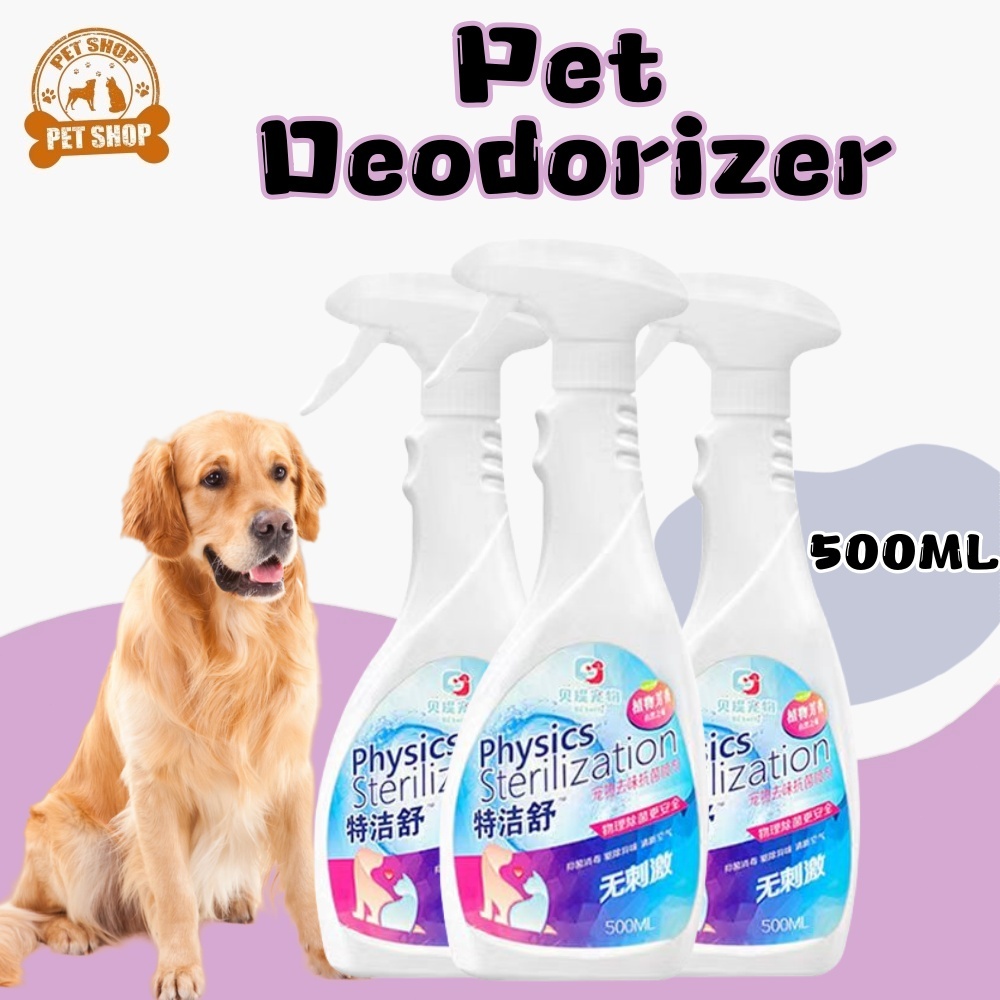 Carty 500ml Pet Deodorizer Spray Dog Cat Deodorant Eliminate Odor ...
