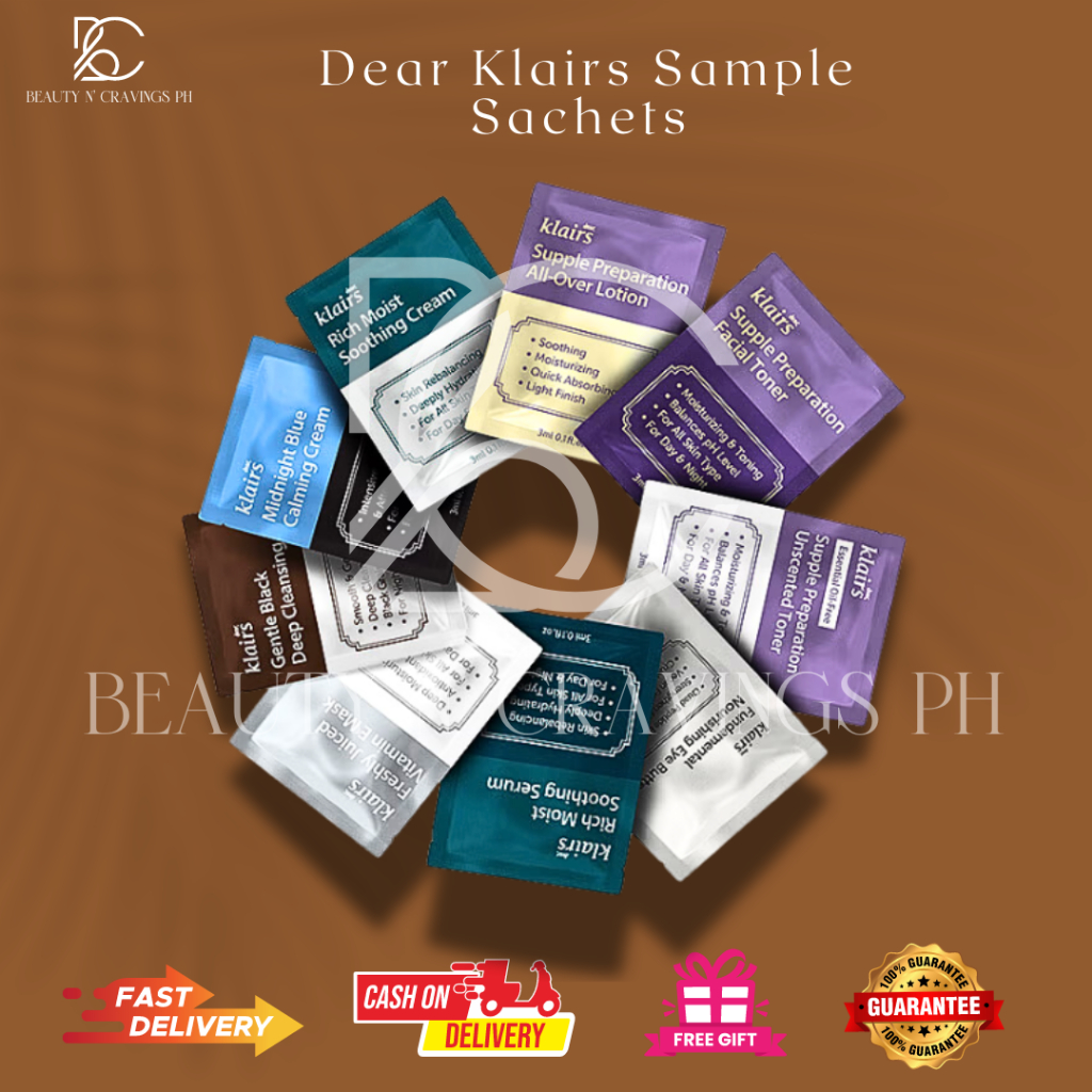 Dear Klairs Sample Sachets (Best Selling) - Read description first ...