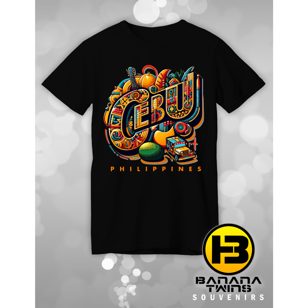 Cebu Souvenir Tees Cotton T-Shirt for Men and Women - Cebu Code 2 ...