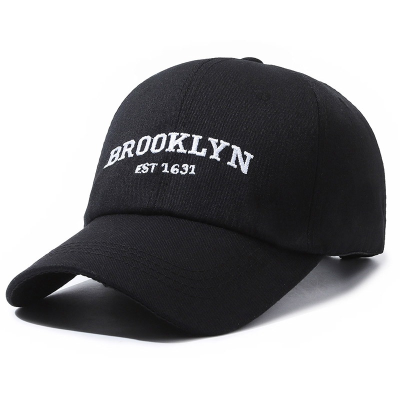 Brooklyn Design Baseball Cap Unisex Korean Fashion Cap | Shopee Philippines