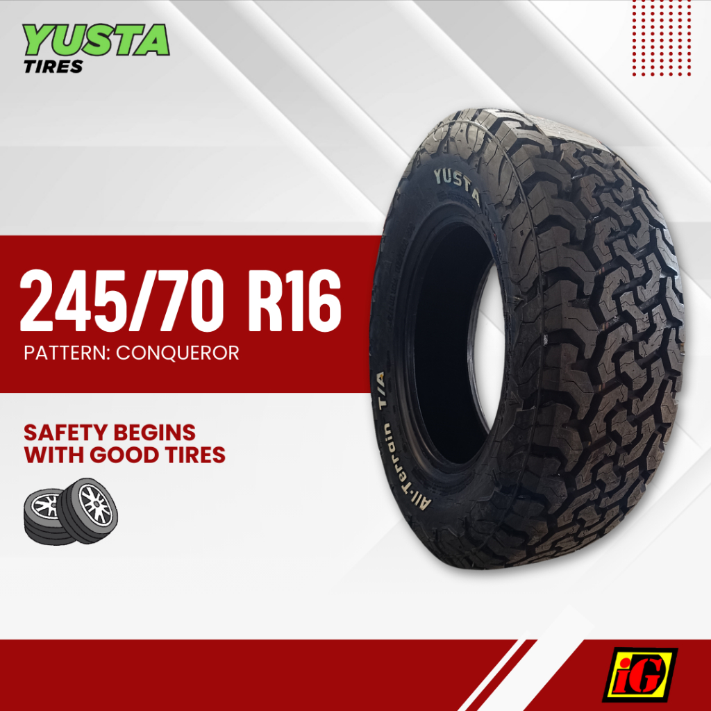 245/70 R16 YUSTA Tire (TIRE0708) | Shopee Philippines