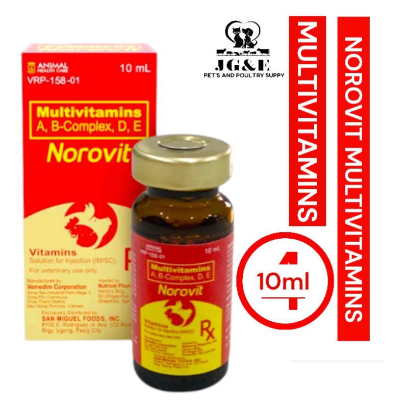 NOROVIT MULTIVITAMINS FOR GAMEFOWL SWINE POULTRY LIVESTOCKS AND OTHER ...