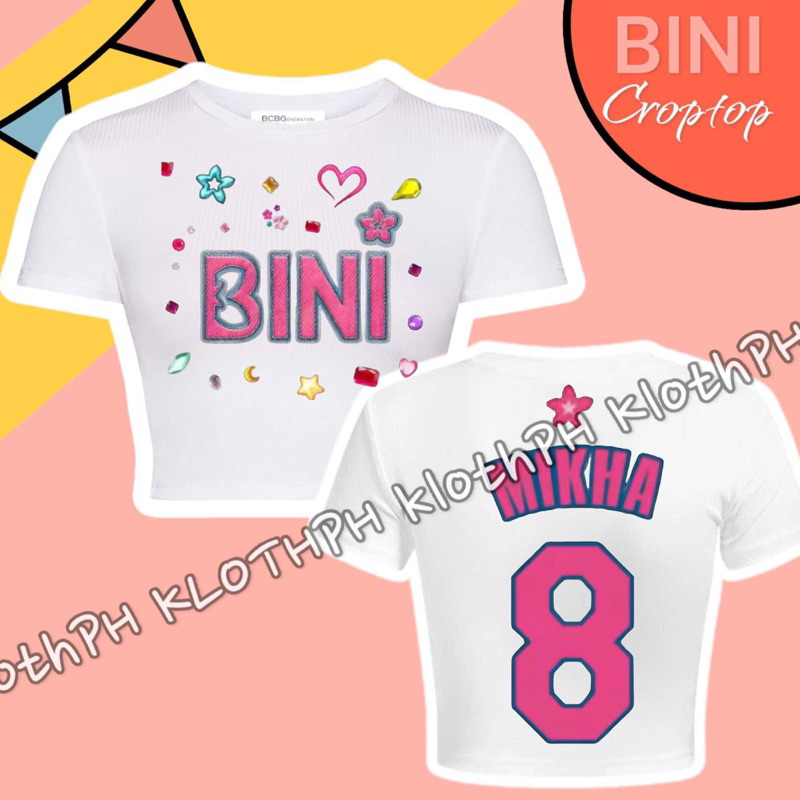 BINI MIKHA CROPTOP Croptops WITH SUBLI PRINTS BACKTOBACK PRINTS ...