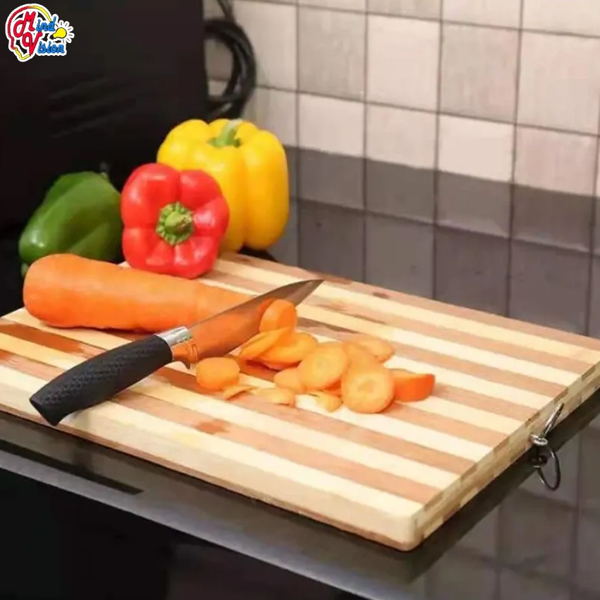 Thick Rectangular Bamboo Chopping Board/Cutting Board 22x32cm Wood ...