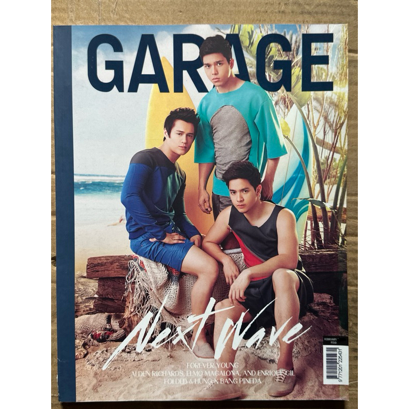 ENRIQUE GIL, ELMO MAGALONA, ALDEN RICHARDS GARAGE magazine | Shopee ...
