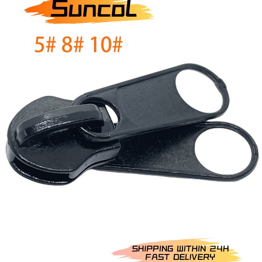 5# 8# 10# Nylon Double Zipper Head Replacement 5Pcs/Set Zipper Slider ...