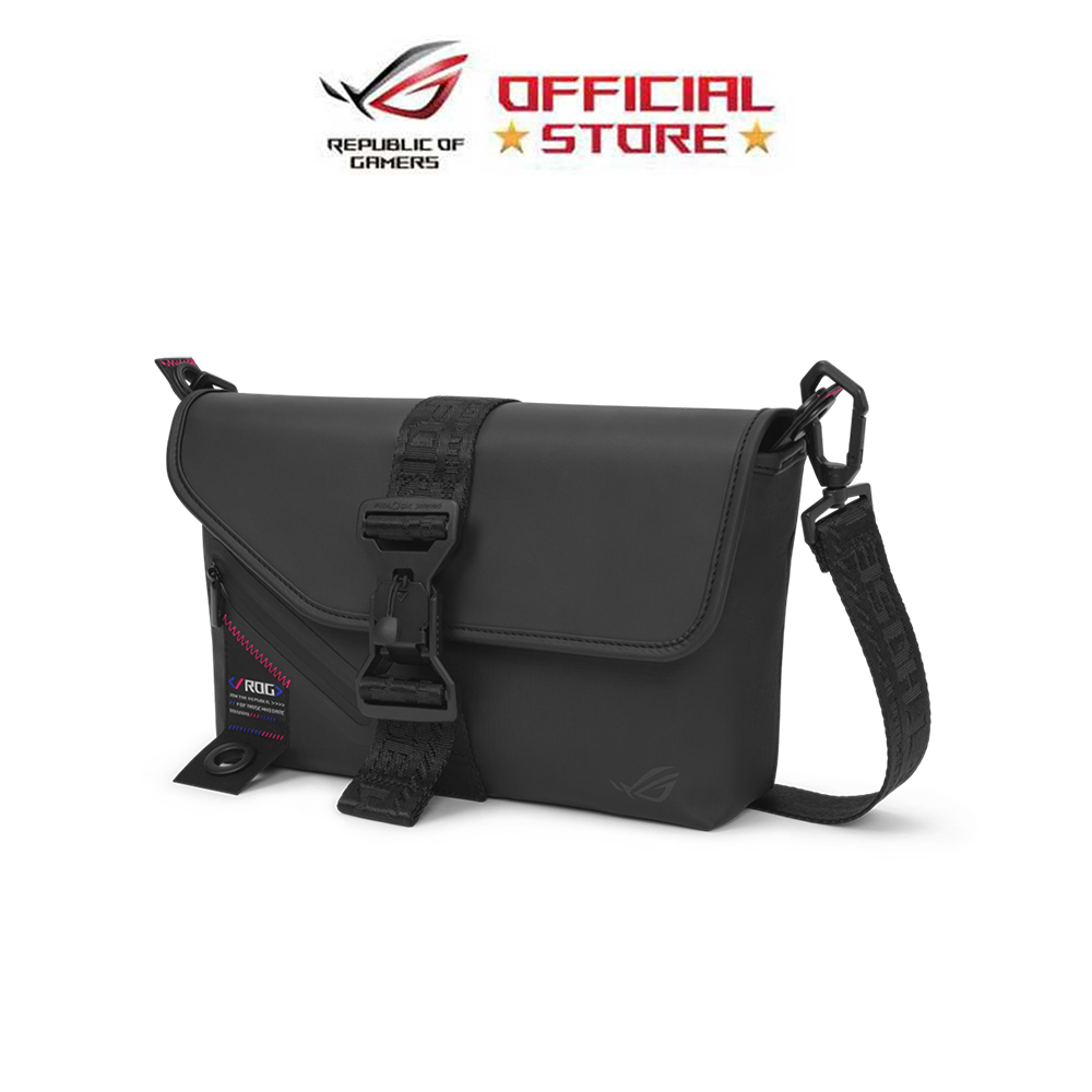 Asus ROG SLASH Sling Bag 2.0 with Tear-Resistant, Water-Repellent and ...