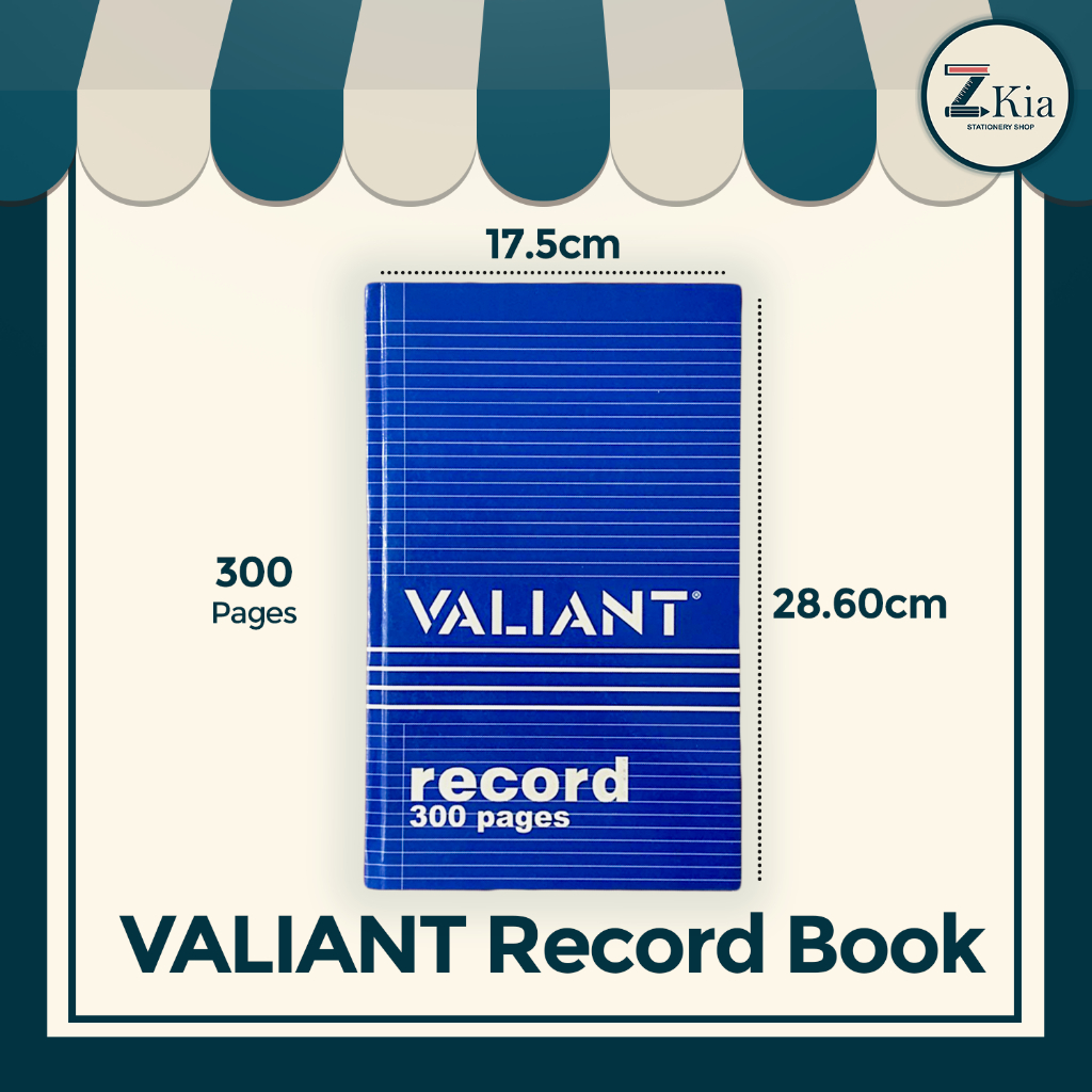 Valiant Record Book. | Shopee Philippines