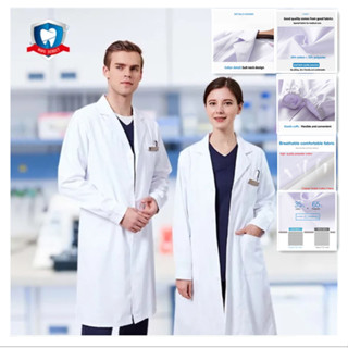 Lab Gown for Students Long Coat White Coats For Men and Women ...