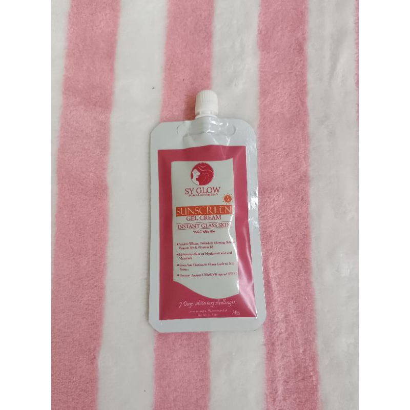SY GLOW SUNSCREEN GEL CREAM GLASS SKIN spf40 (30g) | Shopee Philippines