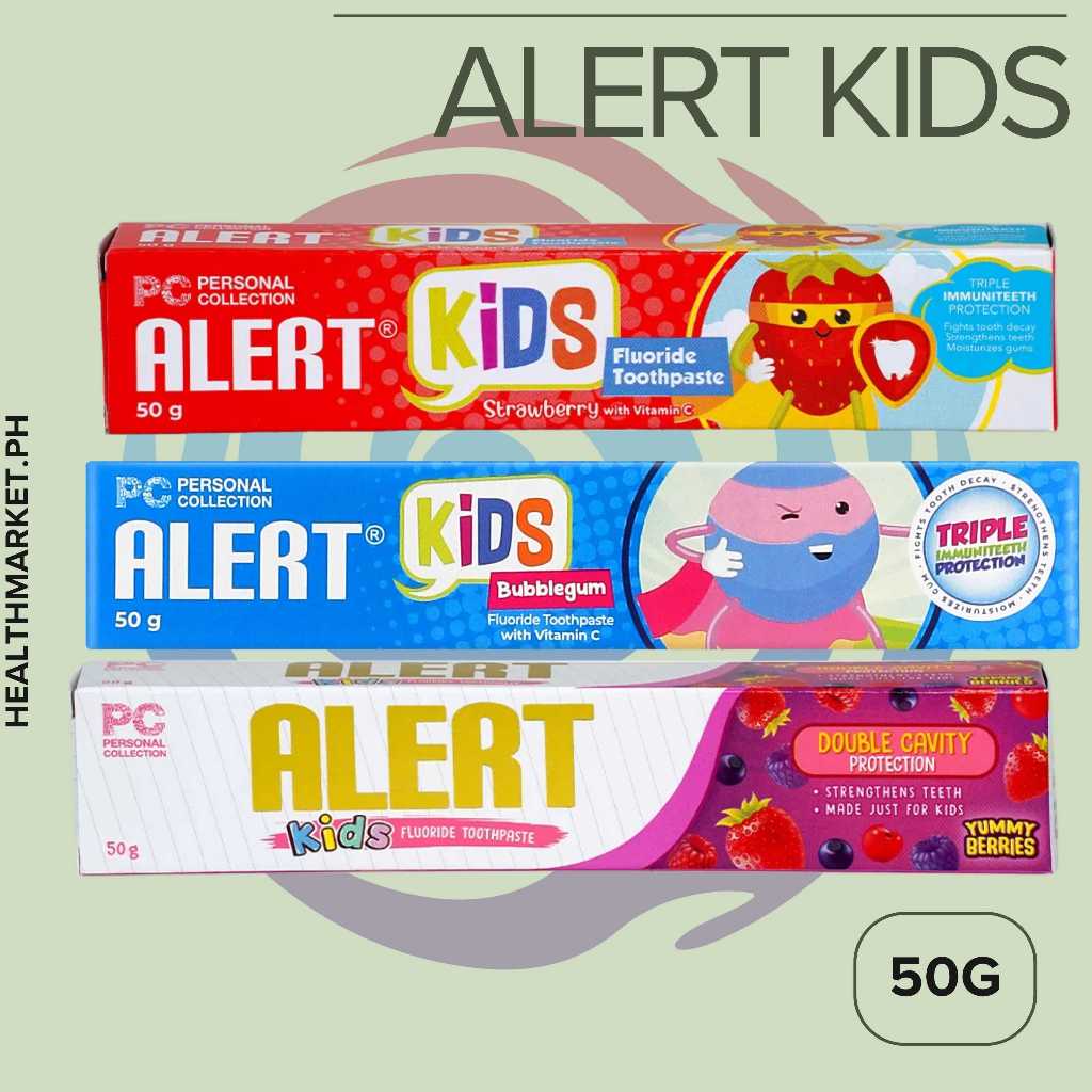 Personal Collection Alert Kids Flouride Toothpaste with Vitamin C 50g ...