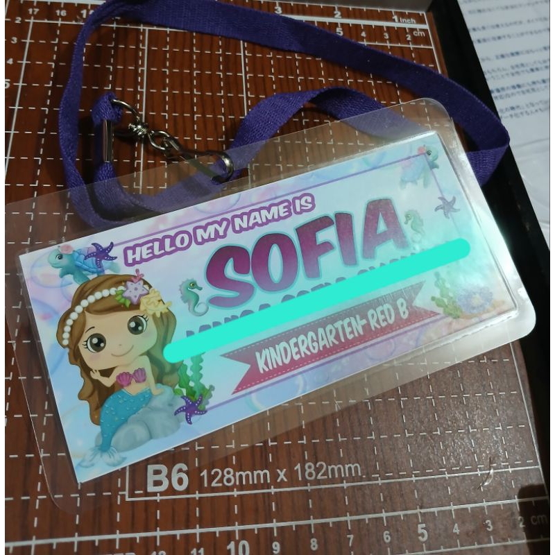 Costumized/Personalized Laminated School Name Tag | Shopee Philippines