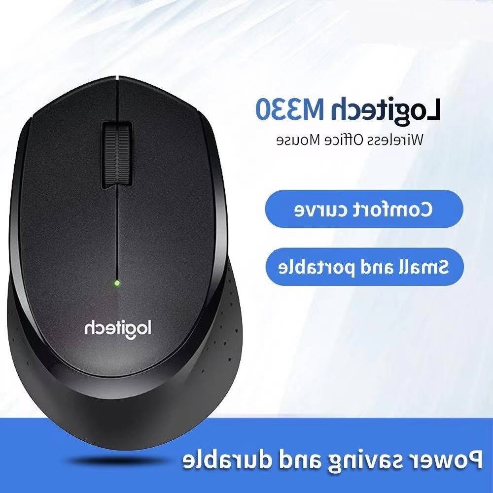 M330 Wireless Mouse Silent Mouse 2.4GHz 1000DPI with USB Receiver ...