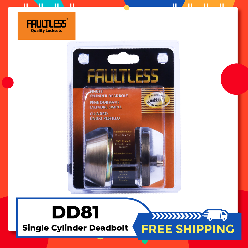FAULTLESS LOCKSET DEADBOLTS | Shopee Philippines