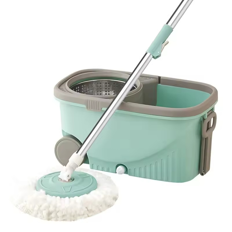 Spin Mop With Spinner and Bucket Magic Mop 360 Easy Rotating Mop ...