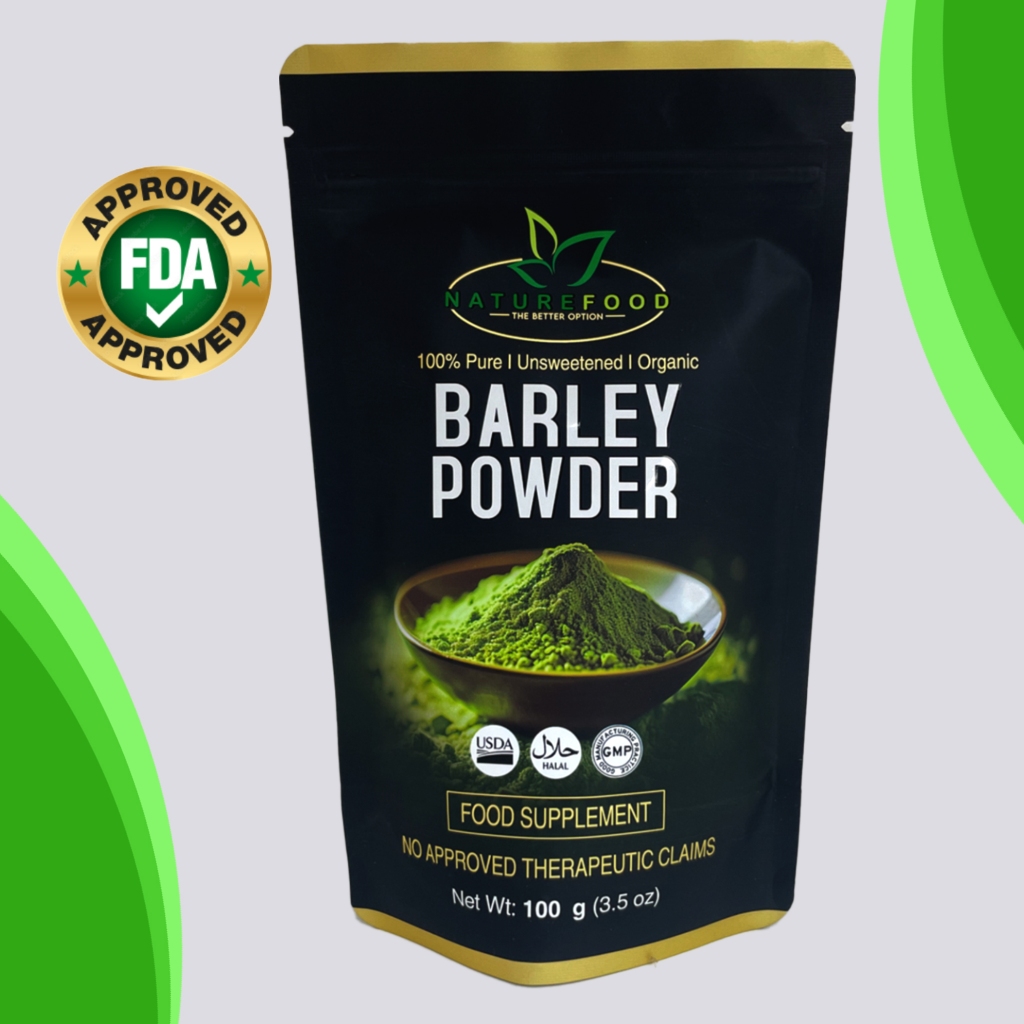 Barley Grass Powder (Pure, Unsweetened, Organic High Fiber from Japan ...