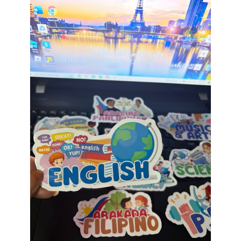 CUSTOMIZED SUBJECT LABEL STICKERS ALL SUBJECTS AVAILABLE (send us your ...