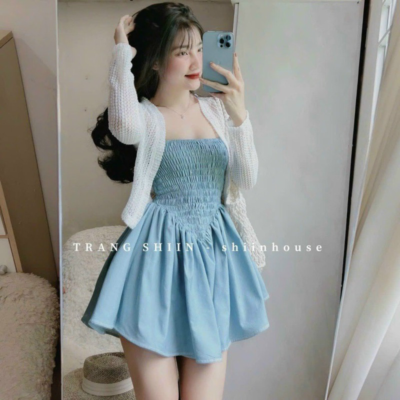 Korean dress #AM833 Lovely Summer First Kiss Dress | Shopee Philippines