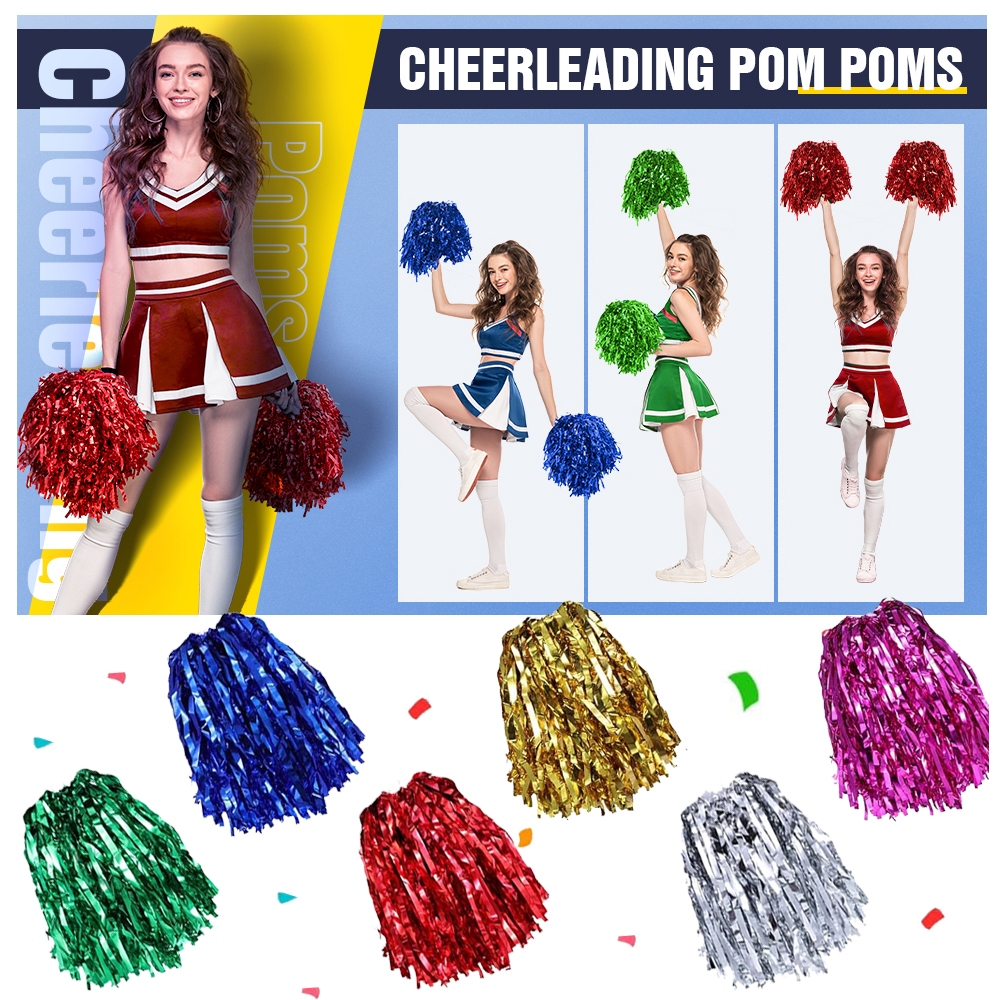 Cheerleading Pom Poms Hand Flowers Party Atmosphere Props Club Dancing ...