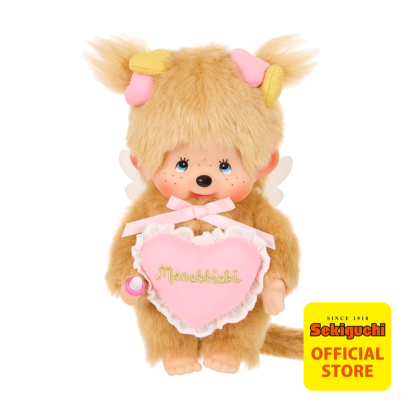 Love Happy Angel Monchhichi S Size Girl 21.5cm | Shopee Philippines