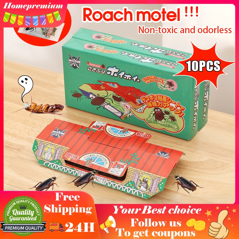 10Pcs Cockroach Killer Roach Traps Roach Bait Roach Motel Cockroach ...