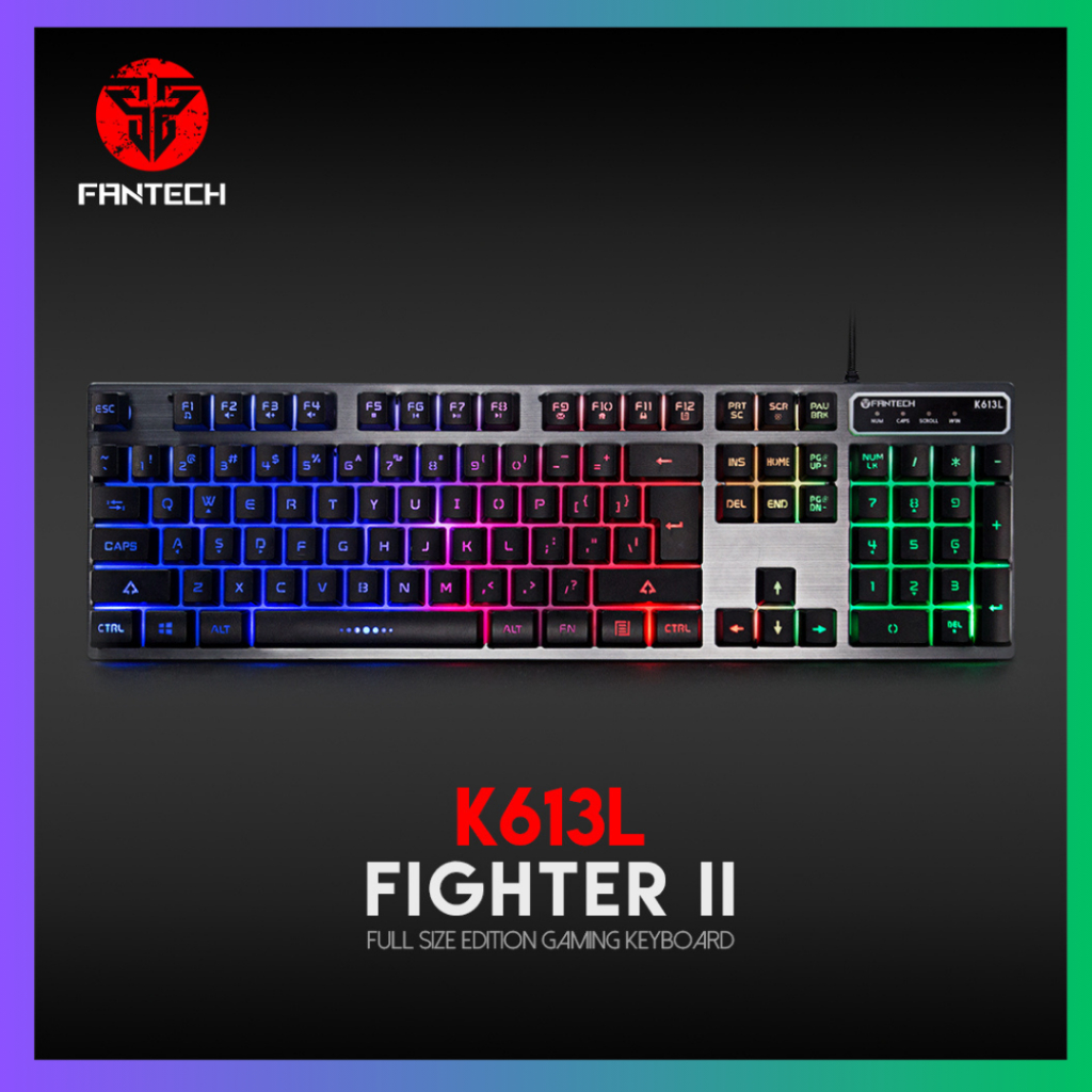 FANTECH K613L Fighter II Full Size Edition Gaming Keyboard | Shopee ...