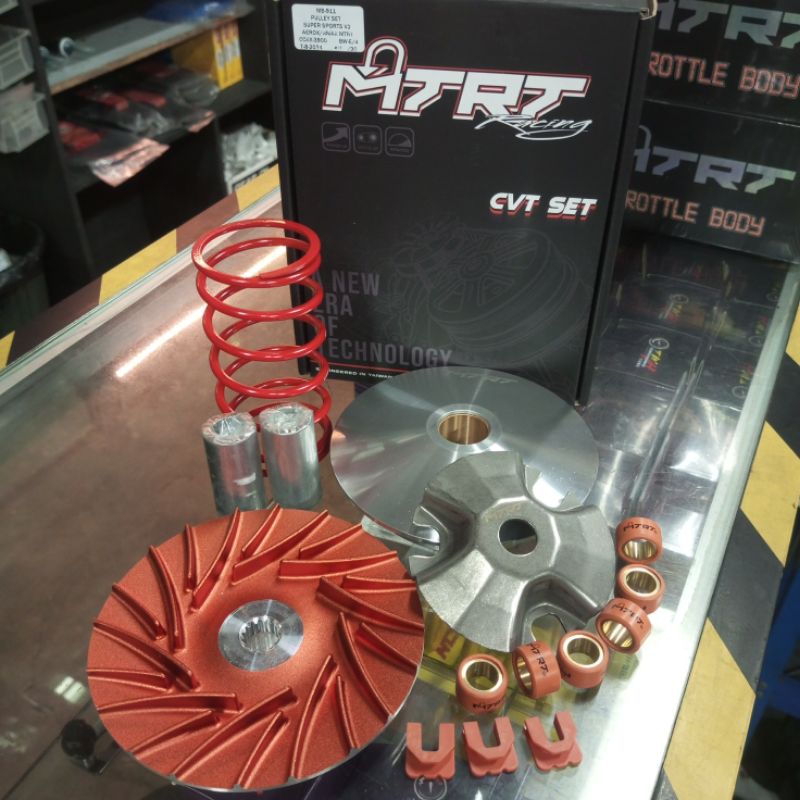 E1 Pulley Set Super Sport Edition Complete Set Aerox v1 / v2, Nmax v2 ...