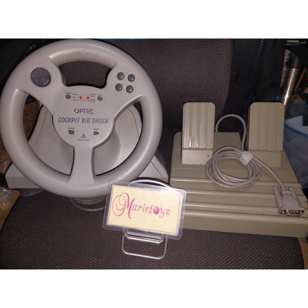 OPTEC Cockpit Big Shock PS1 Steering Wheel | Shopee Philippines