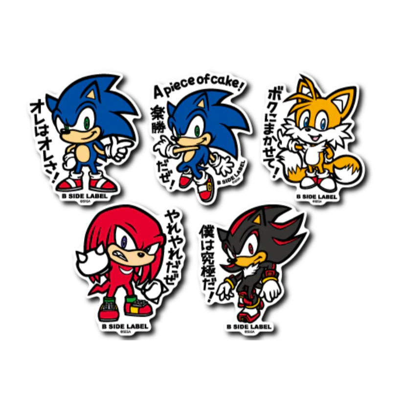 [Direct from Japan] B - SIDE LABEL Sticker / SONIC THE HEDGEHOG Japan ...