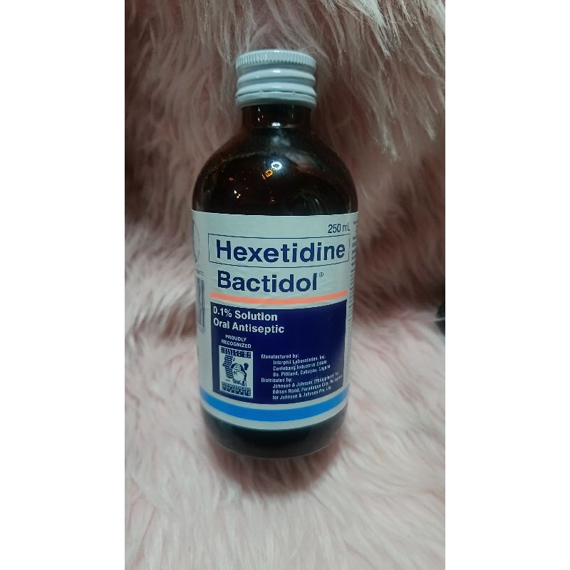 HEXETIDINE BACTIDOL 0.1 SOLUTION ORAL ANTISEPTIC 250 ML | Shopee ...