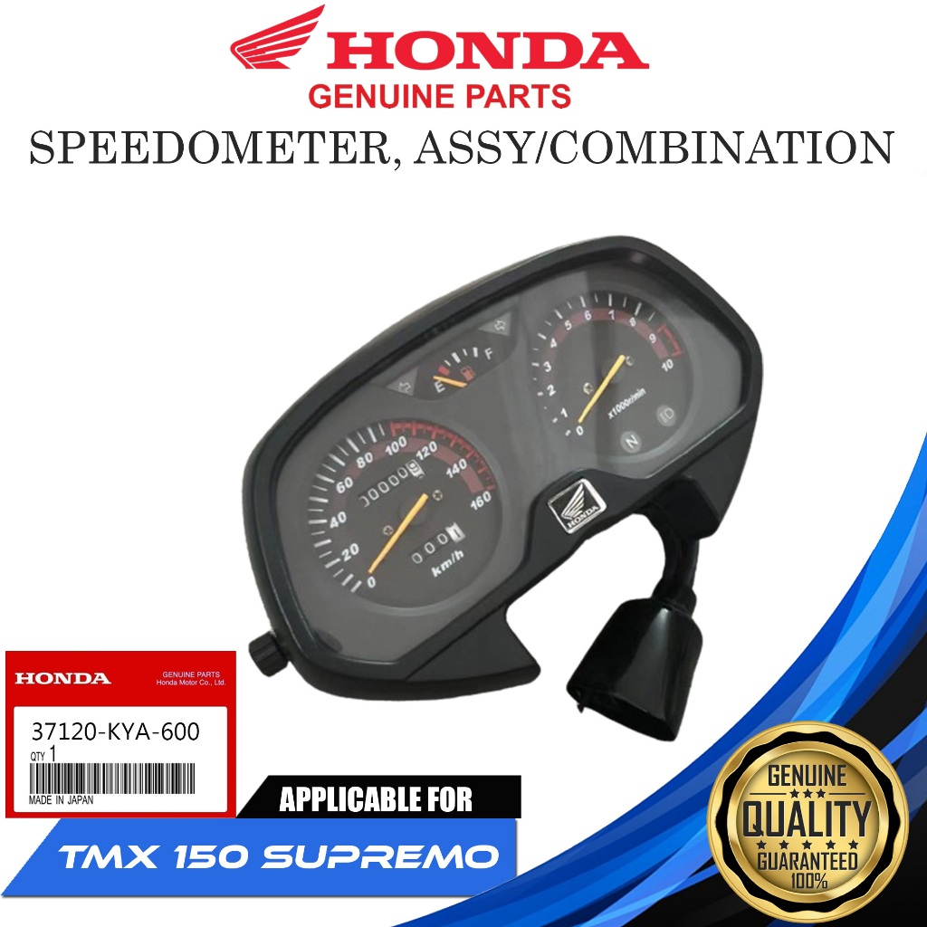 HONDA GENUINE SPEEDOMETER, ASSY/COMBINATION FOR TMX 150 SUPREMO ( 37120 ...